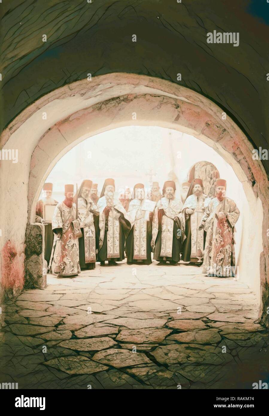 Sinai, St. Catherine's Monastery. 1898, Egypt, Sinai. Reimagined by ...