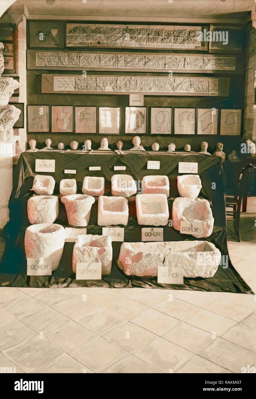 Hebrew dry measures, Hebrew liquid measures. 1898, Middle East ...