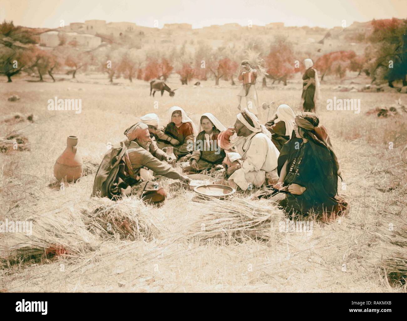 Ruth series, Ruth the Moabitess 1898, Middle East, Israel and/or ...