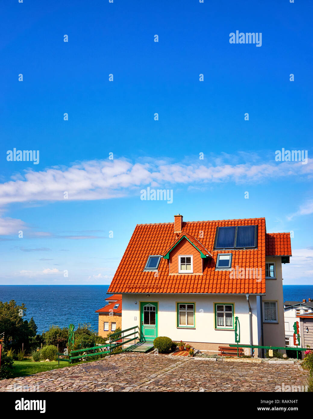 Modern Red Roof House