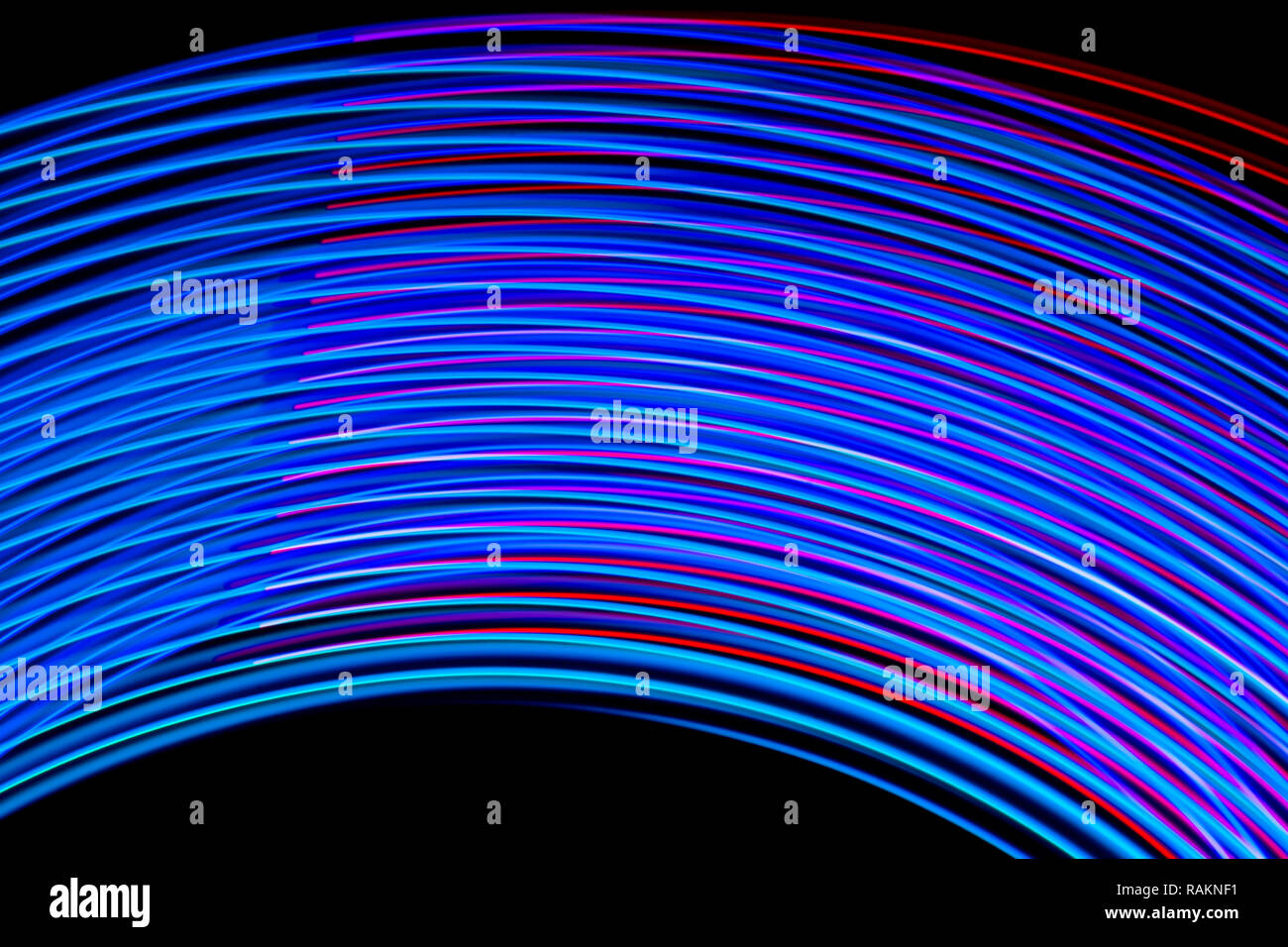 Abstract background with horizontal and vertical disruptions of blue ...