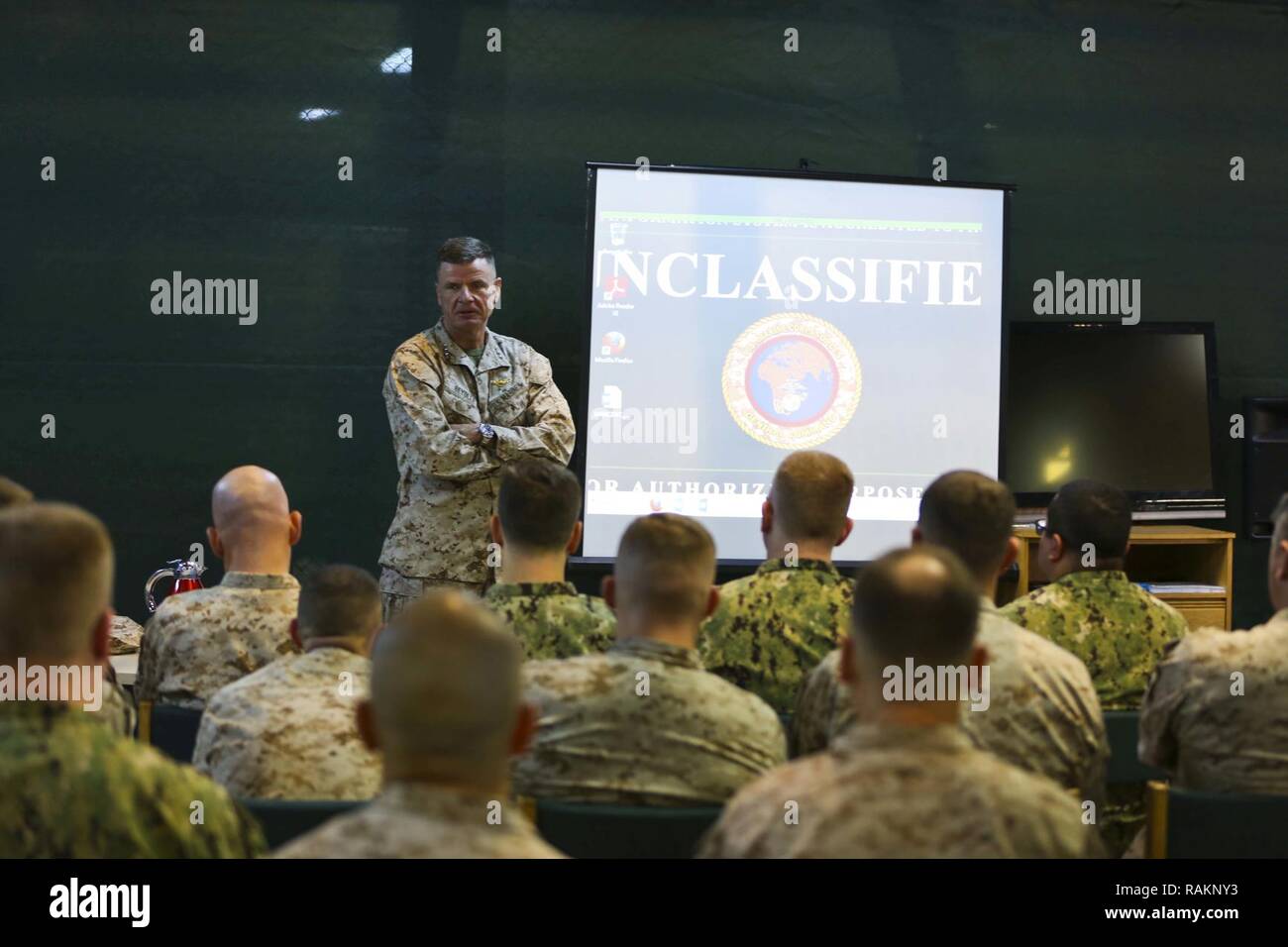 U.S. Marine Lt. Gen. William D. Beydler, commanding general of Marine ...
