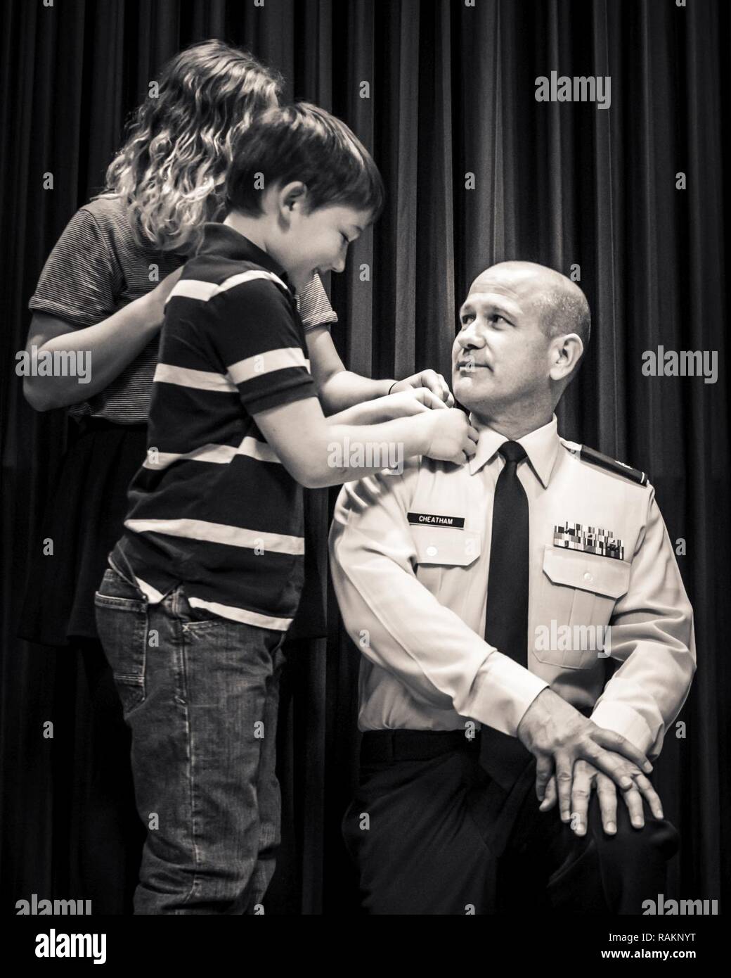 Major James Cheatham, 138th Fighter Wing, Tulsa, Oklahoma, watches as ...