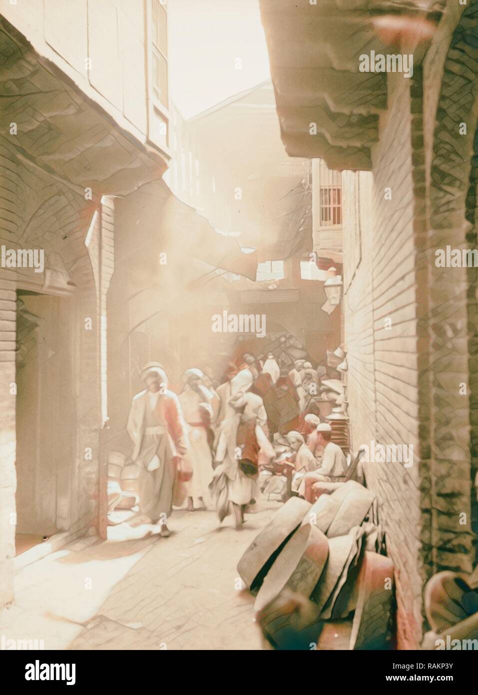 Iraq. (Mesopotamia). Baghdad. Views, street scenes, and types. Side ...