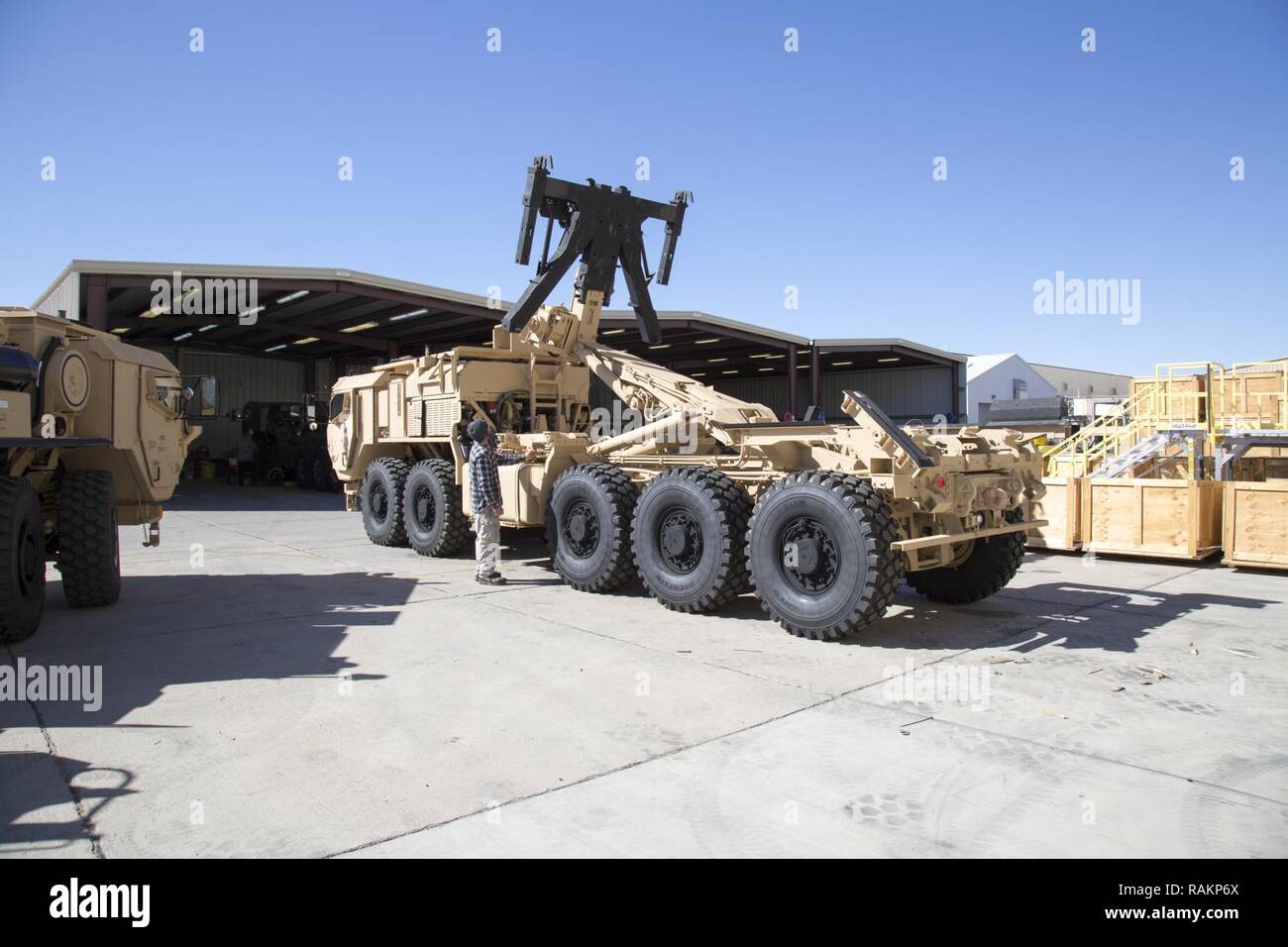 Charles Allen is a heavy mobile equipment mechanic working on the LVSR ...