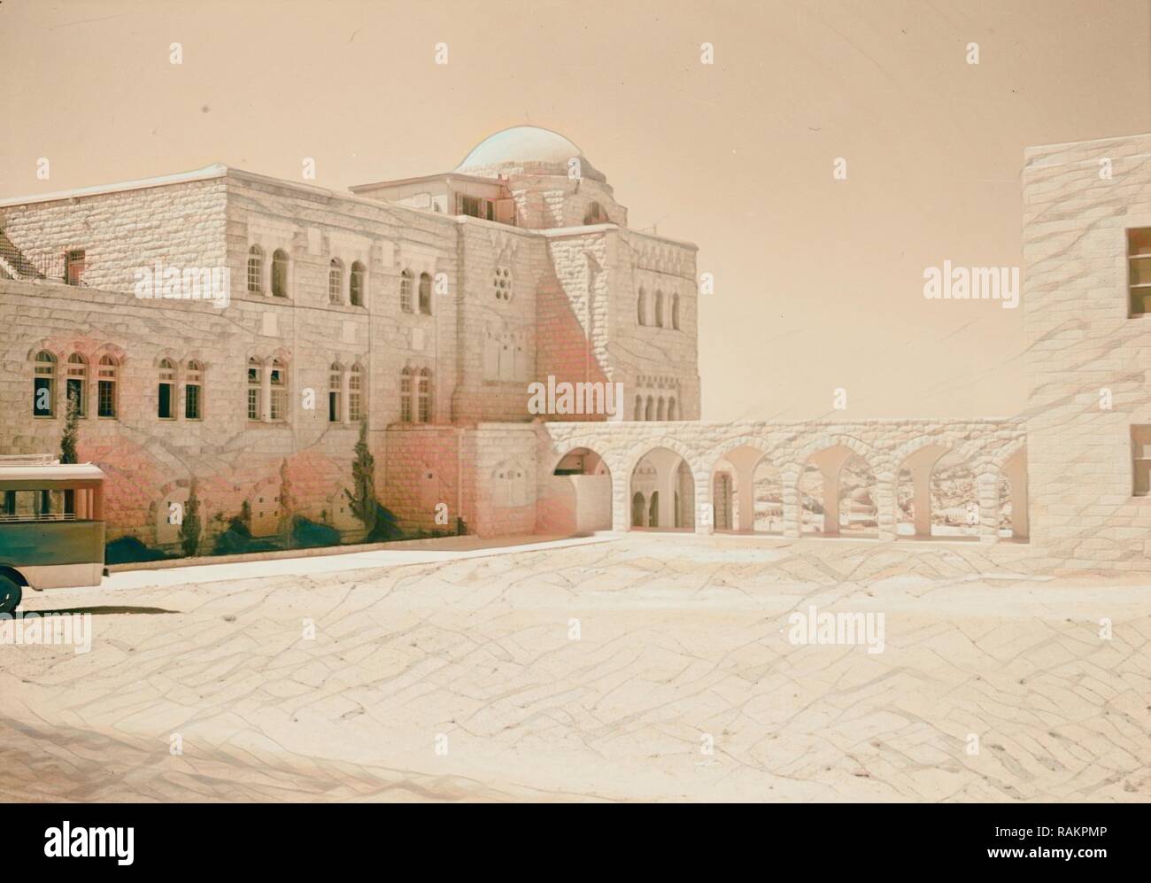 Hebrew University. Wolfsohn Library (left) and Rosenblum building of ...