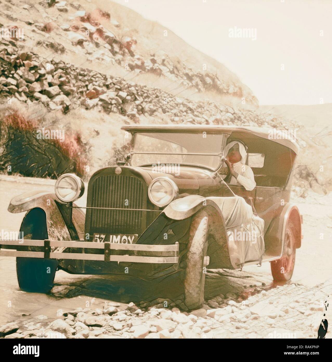 New Dodge. 1925, Jerusalem, Israel. Reimagined by Gibon. Classic art ...