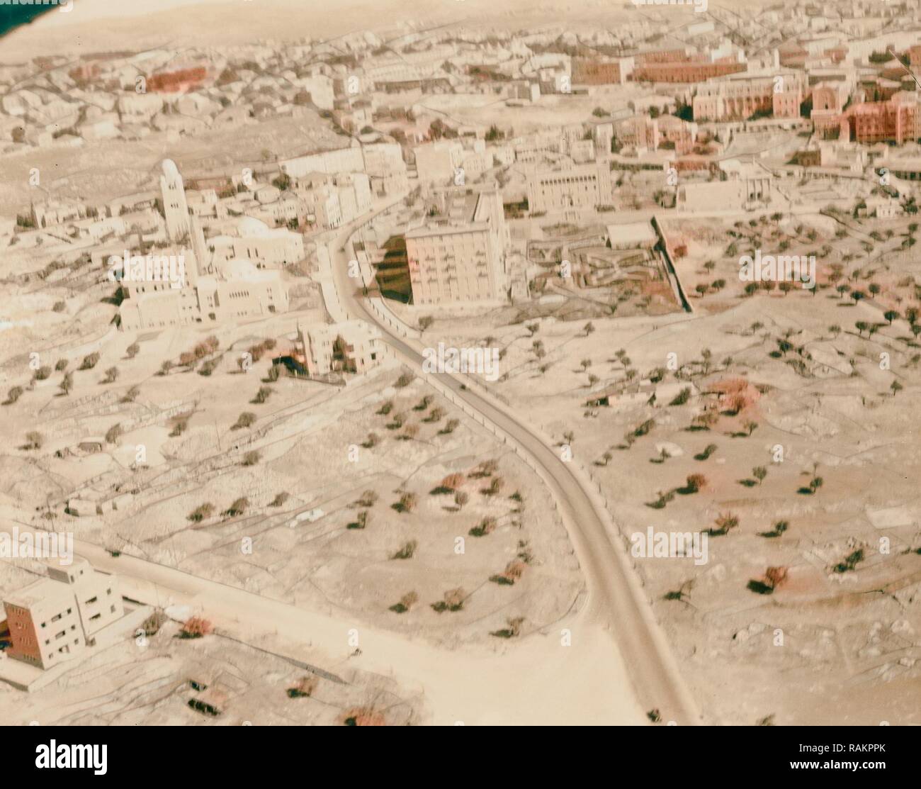 Aerial photos, Sea of Galilee and Jerusalem, Jordan River, Amman ...