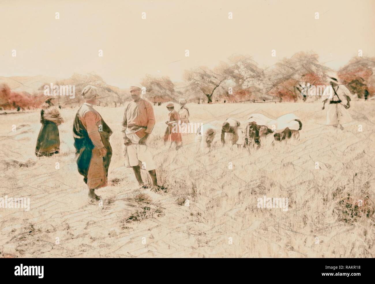Ruth the Moabitess and others 1925, Middle East. Reimagined by Gibon ...
