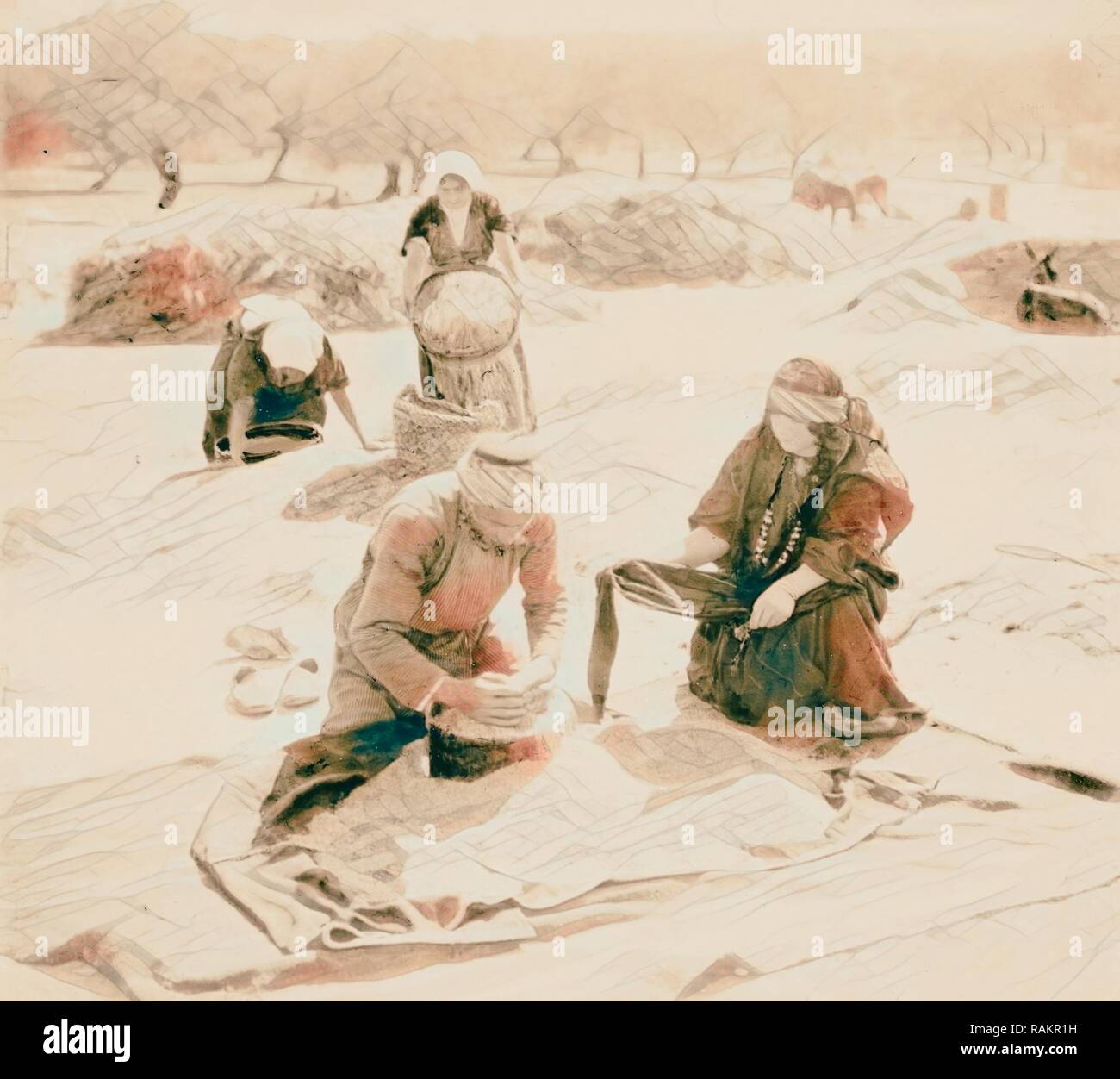 Ruth the Moabitess and others 1925, Middle East. Reimagined by Gibon ...