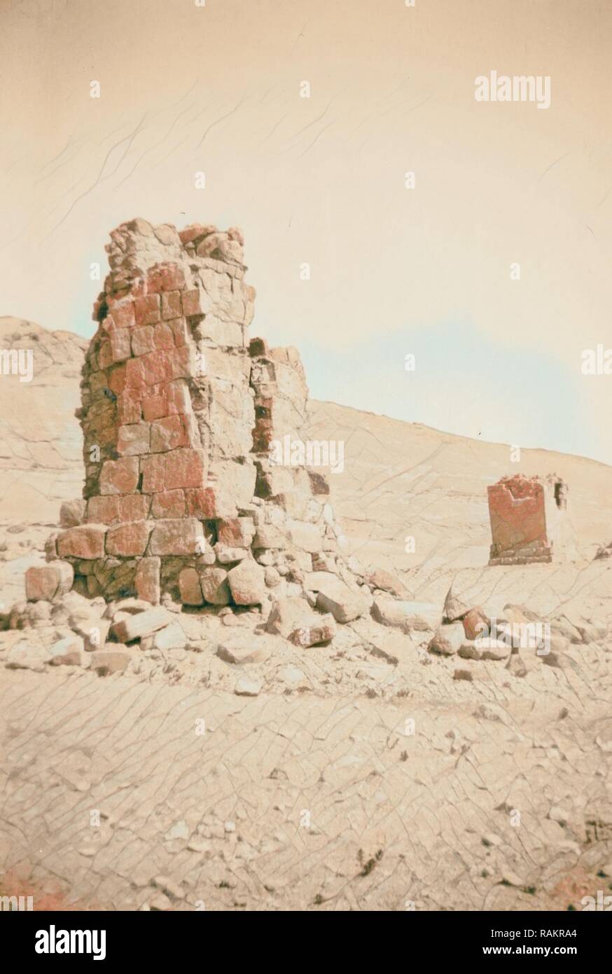 Tower tombs of Palmyra. 1925, Syria, Tadmur. Reimagined by Gibon ...