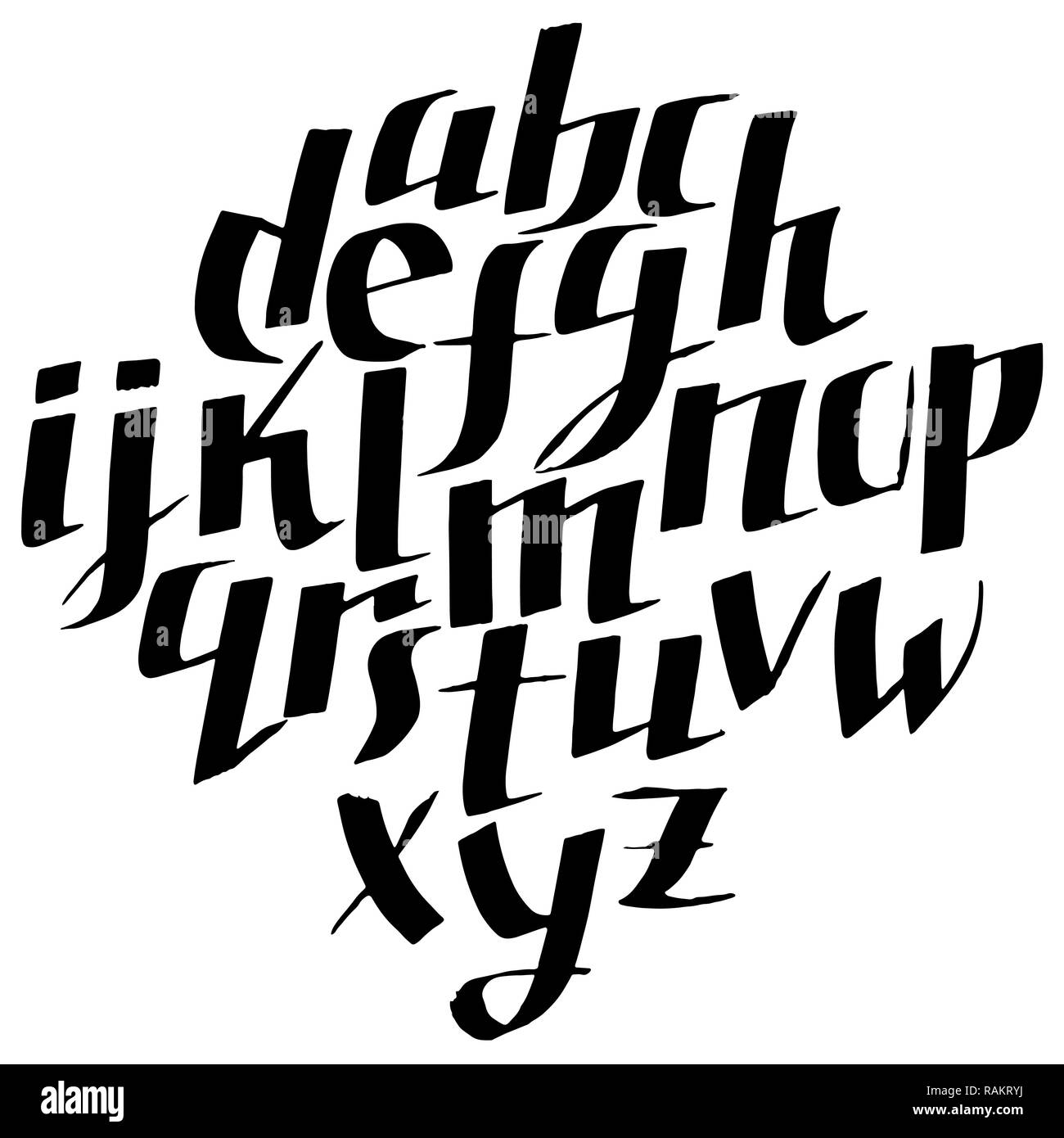 Gothic handwriting Black and White Stock Photos & Images - Alamy