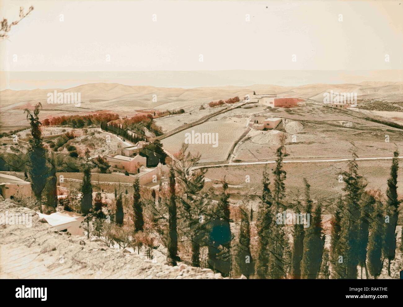 Bethphage & mountains of Moab. Closer view. 1934, Jerusalem, Israel ...