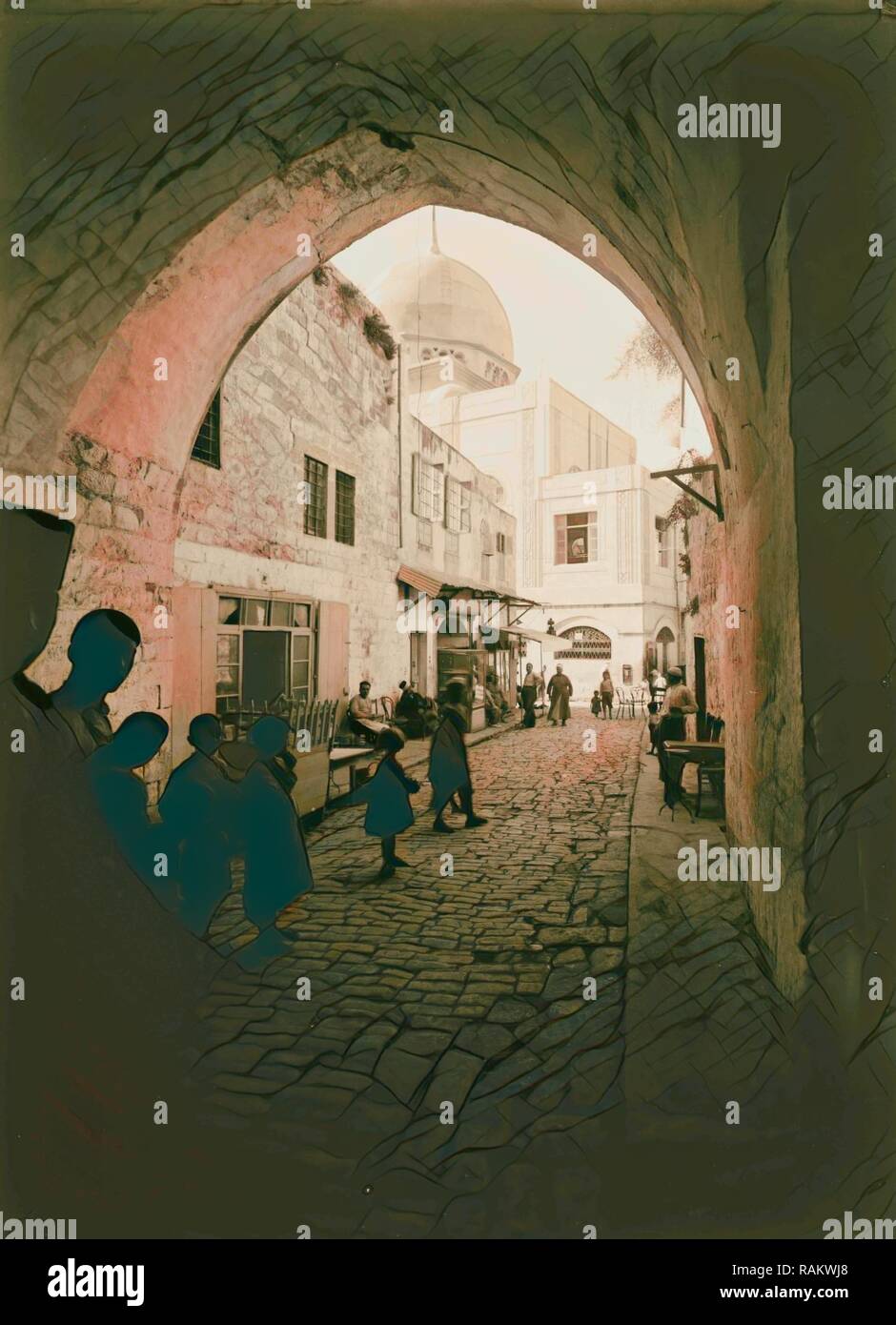 Improvements in nablus the new mosque hi-res stock photography and ...