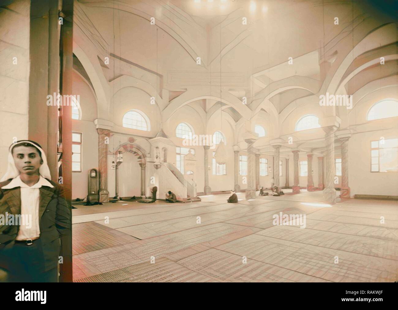 Improvements in nablus the new mosque hi-res stock photography and ...