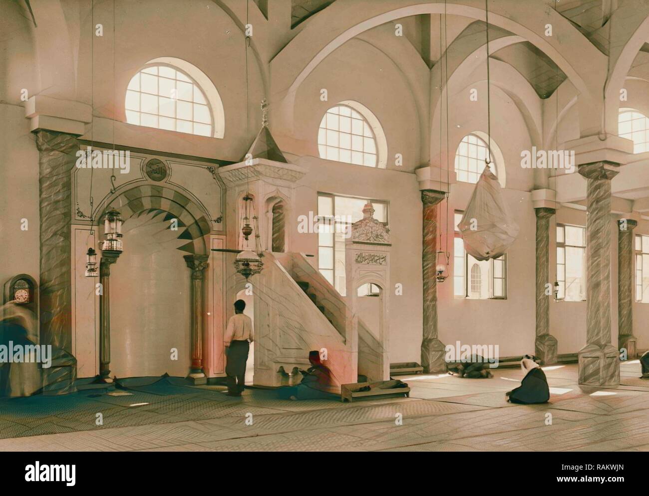 Improvements in nablus the new mosque hi-res stock photography and ...