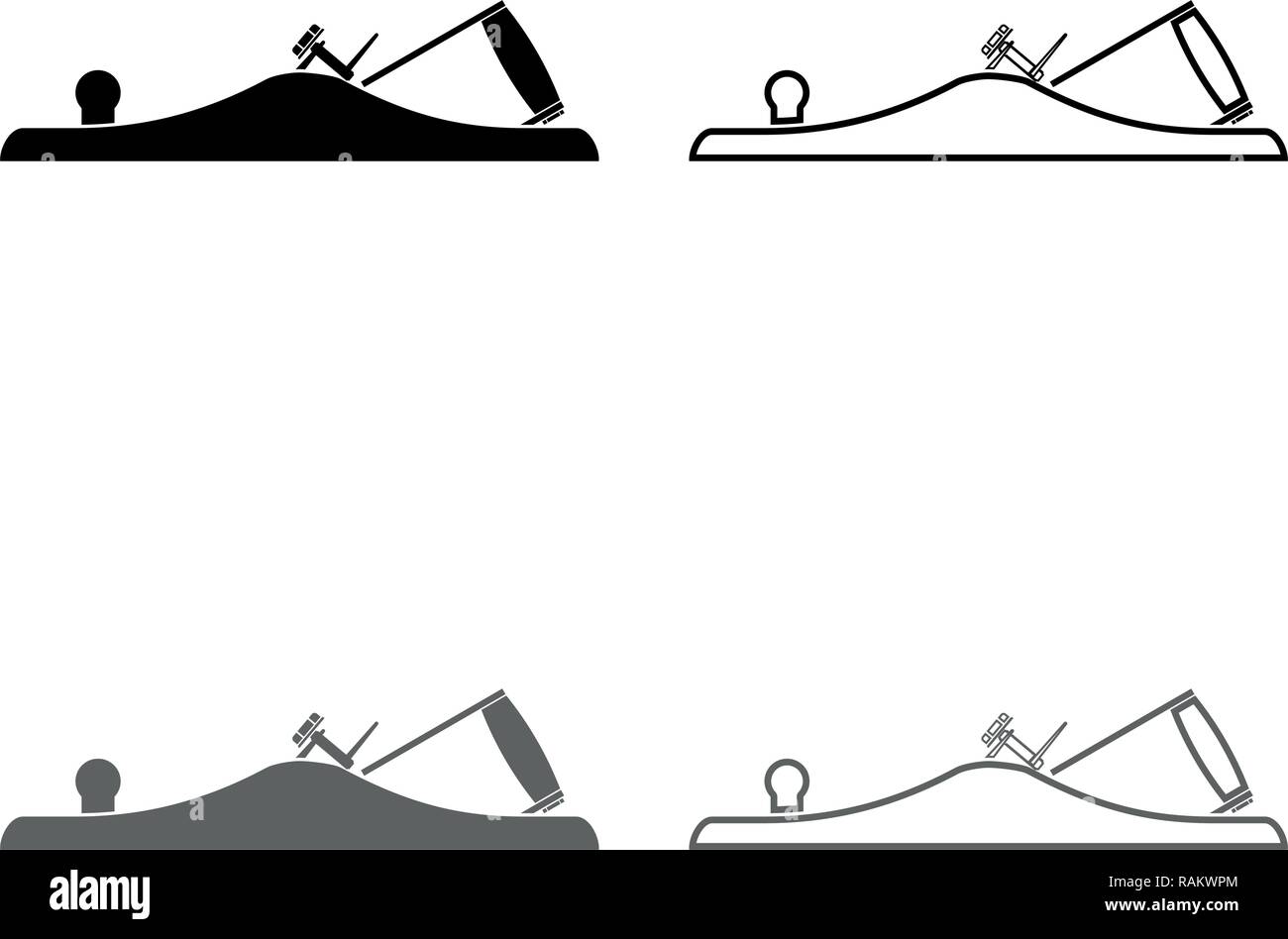 Jack plane Smoothing plane Carpenter tool symbol Hand tool for ...