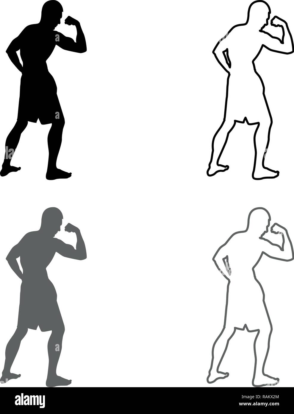 Bodybuilder showing biceps muscles Bodybuilding sport concept ...