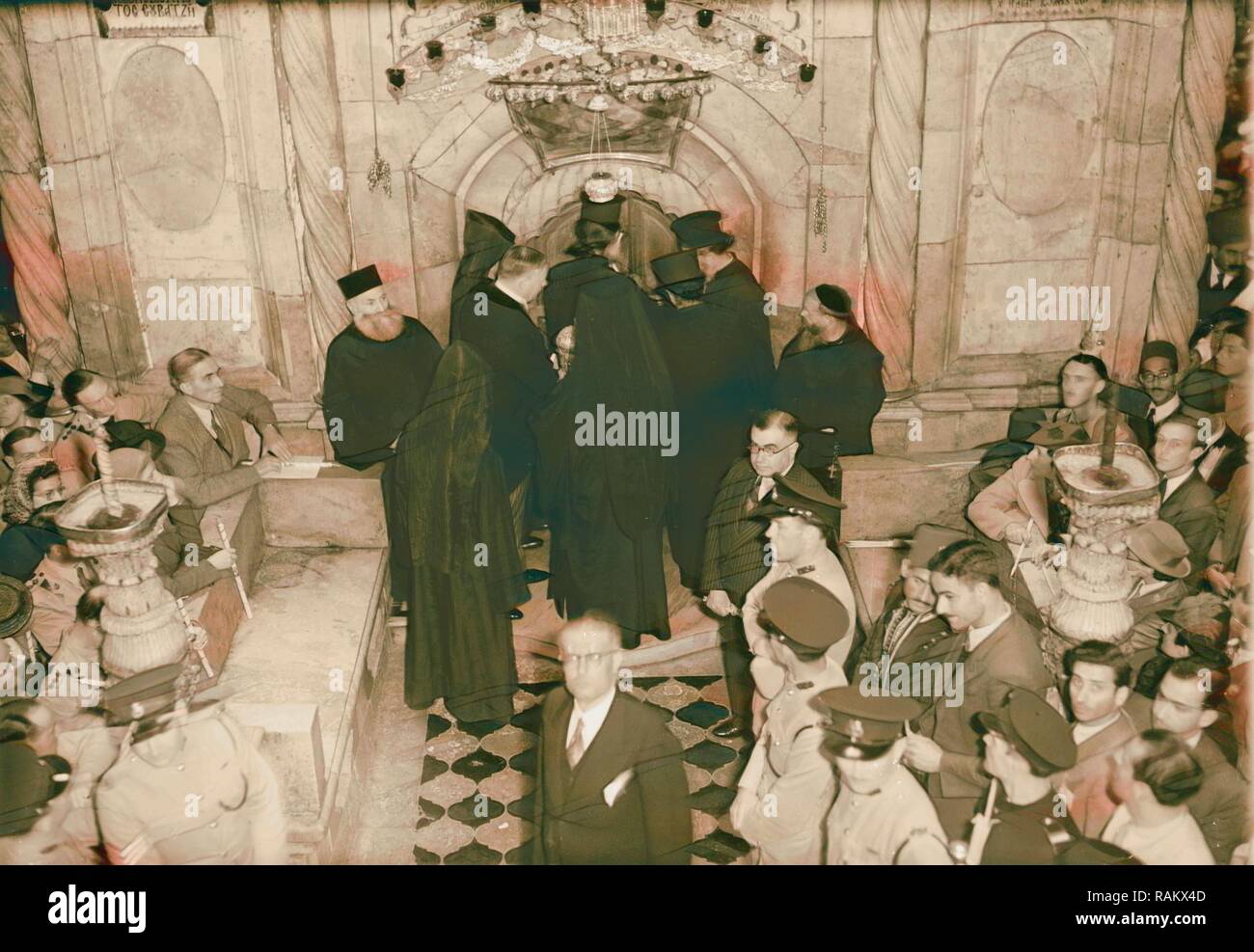 Calendar of religious ceremonies in Jerusalem Easter period 1941 ...