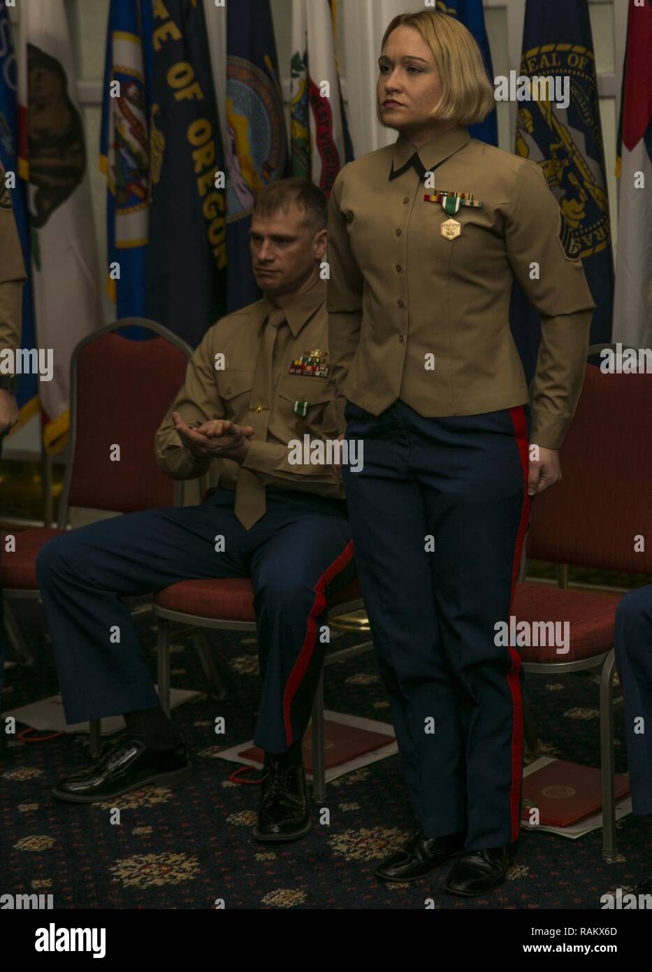 Staff Sgt. Christin J. McAdams with 6th Communications Battalion, Force ...