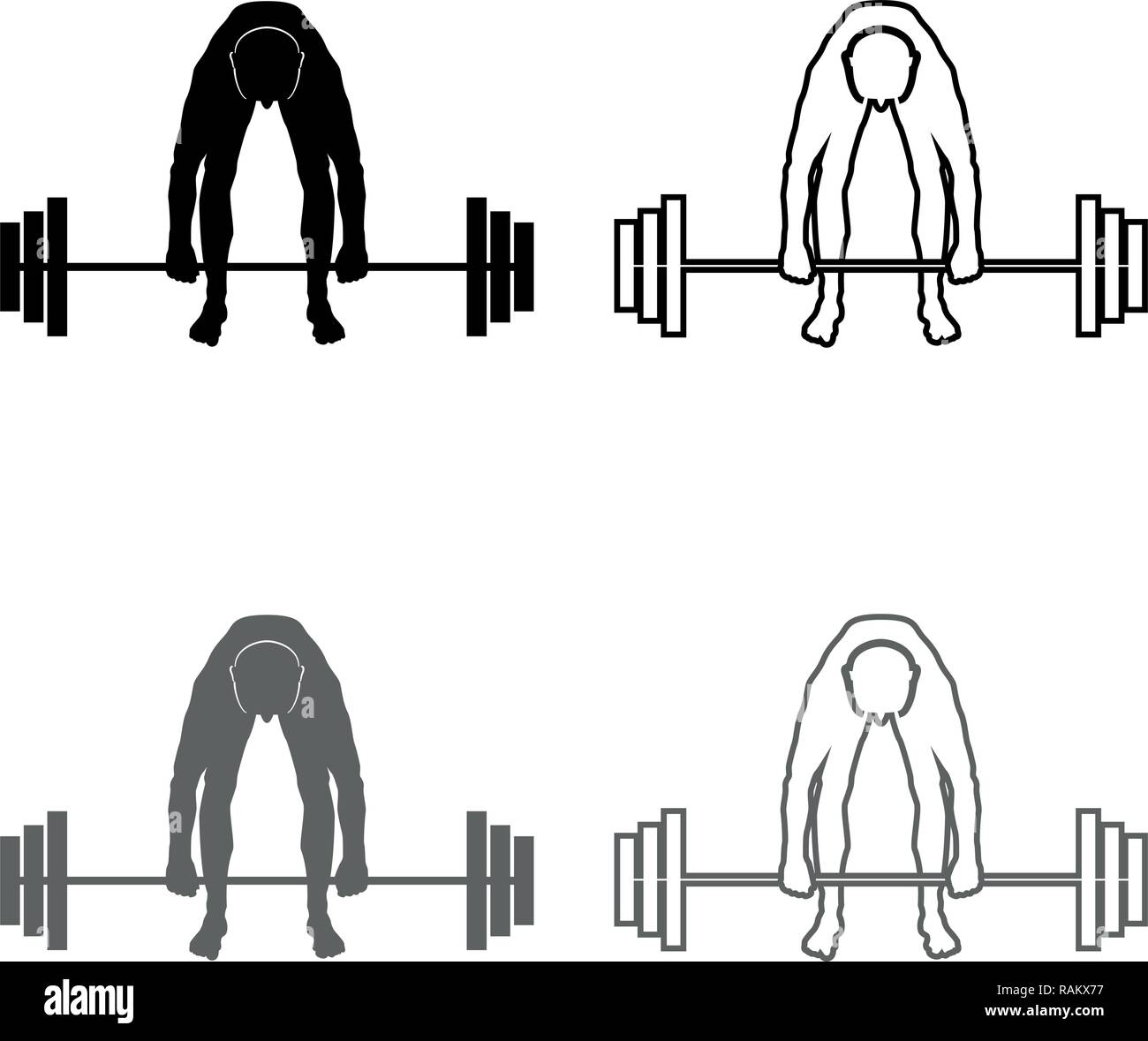 Strong muscular fitness guy Stock Vector Images - Alamy