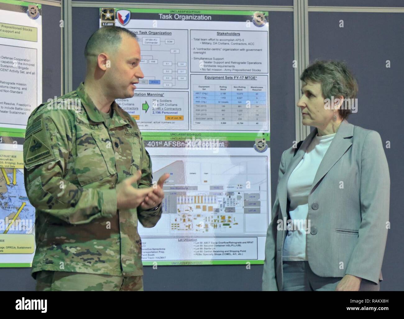 CAMP ARIFJAN, Kuwait – Lt. Col. Timothy W. Haylett, the 401st Army ...