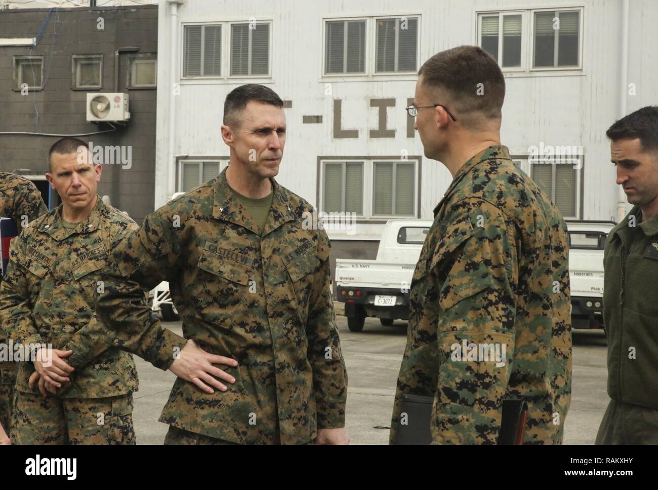 Brig. Gen. Robert F. Castellvi, Deputy Commanding General, II Marine ...