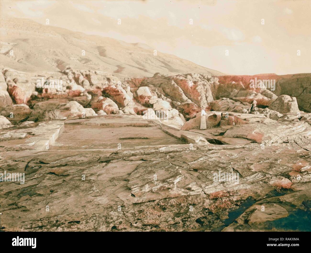 Petra. High place of sacrifice. 1940, Jordan, Petra (Extinct city ...