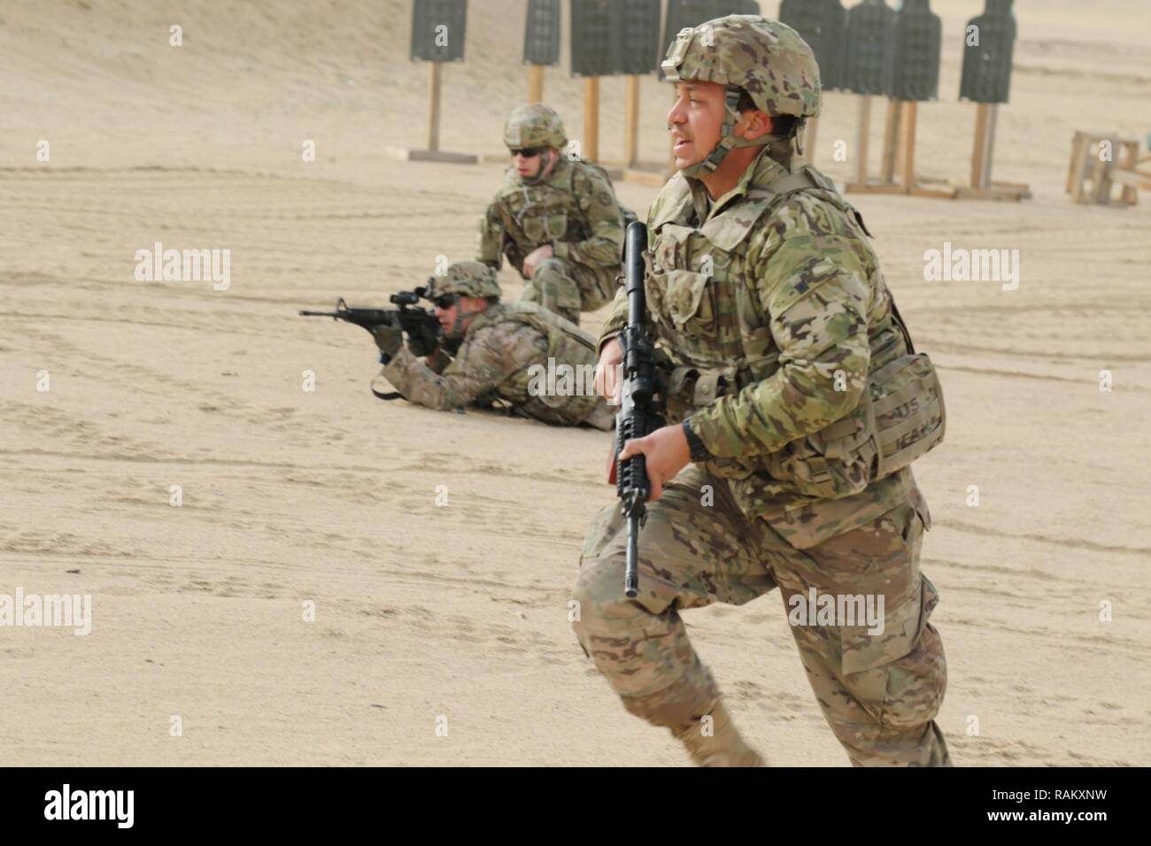 CAMP BUEHRING, Kuwait – Sgt. Jordan J. Ramirez, diver, 511th Engineer ...
