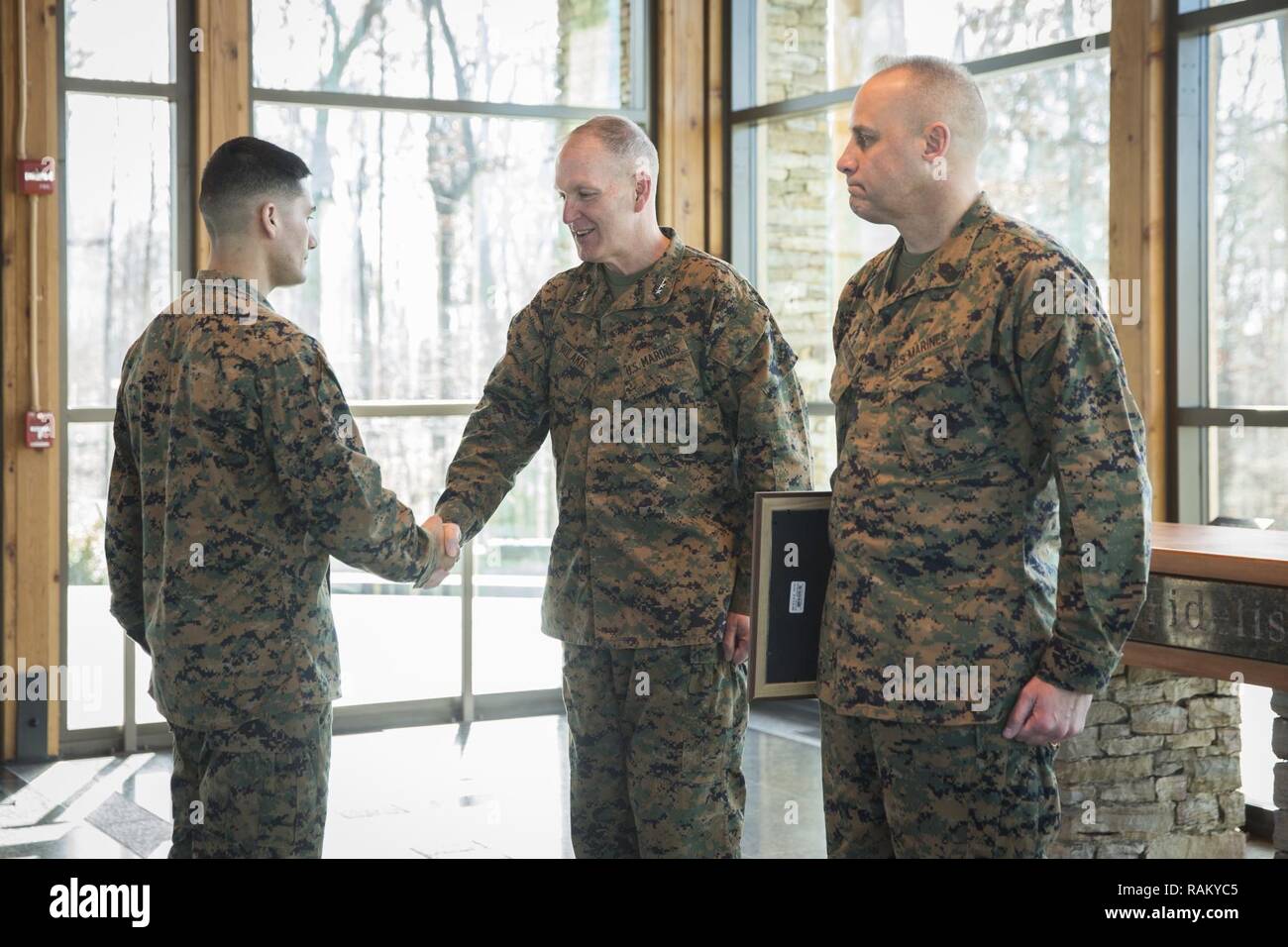 U.S. Marine Corps GySgt. Randall L. Salinas, administrative specialist ...