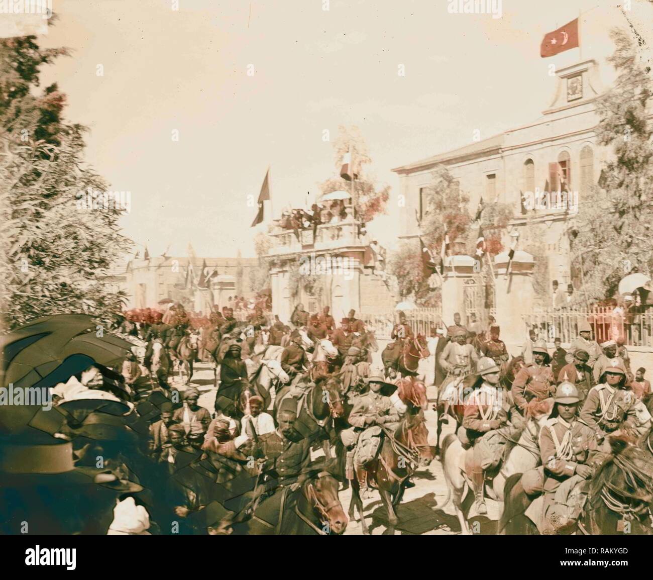 State visit to Jerusalem of Wilhelm II of Germany in 1898 Street ...