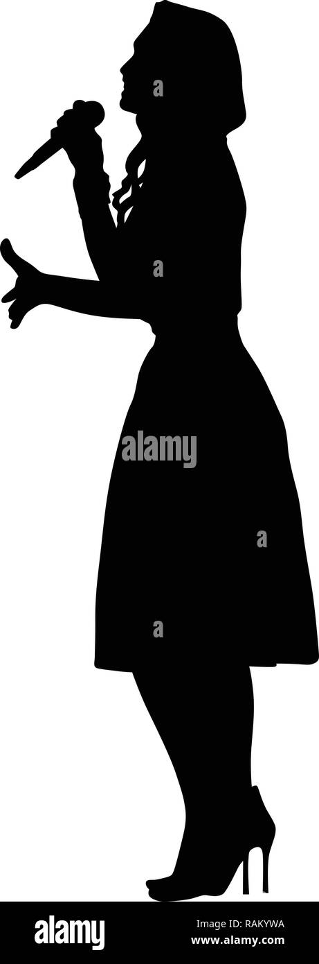 Teenage pop singer Stock Vector Images - Alamy