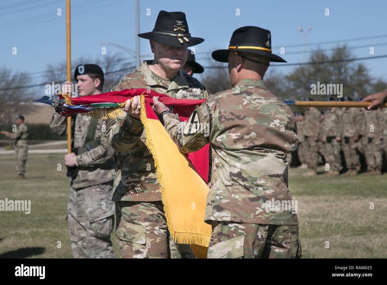 The command team of the 3rd Armored Brigade Combat Team, 1st Cavalry ...