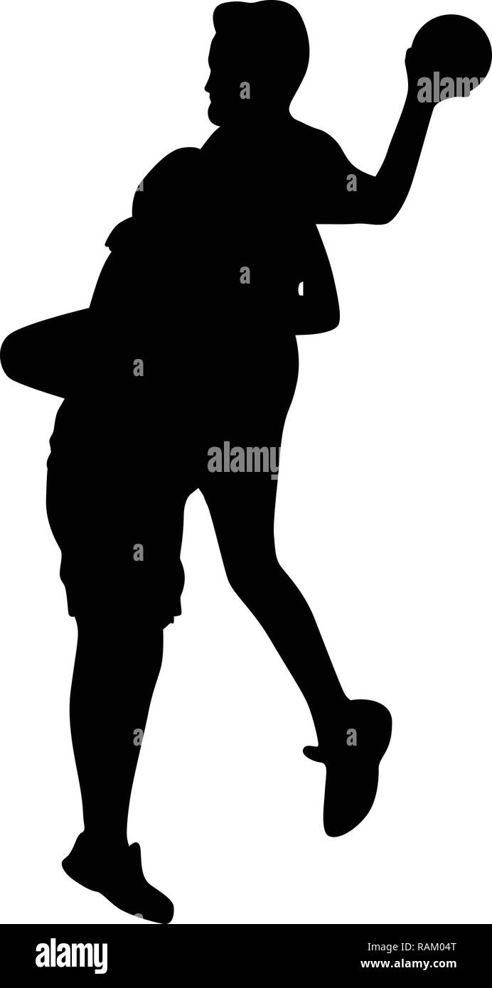 Handball goalkeeper Stock Vector Images - Alamy