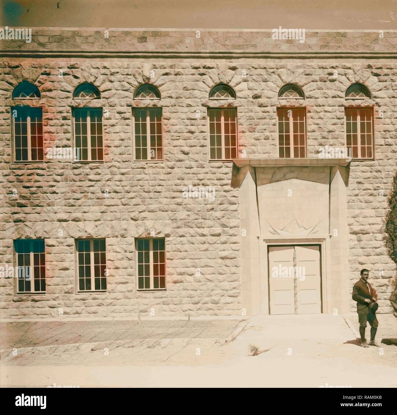Balfour at Jewish colonies 1925, Israel. Reimagined by Gibon. Classic ...