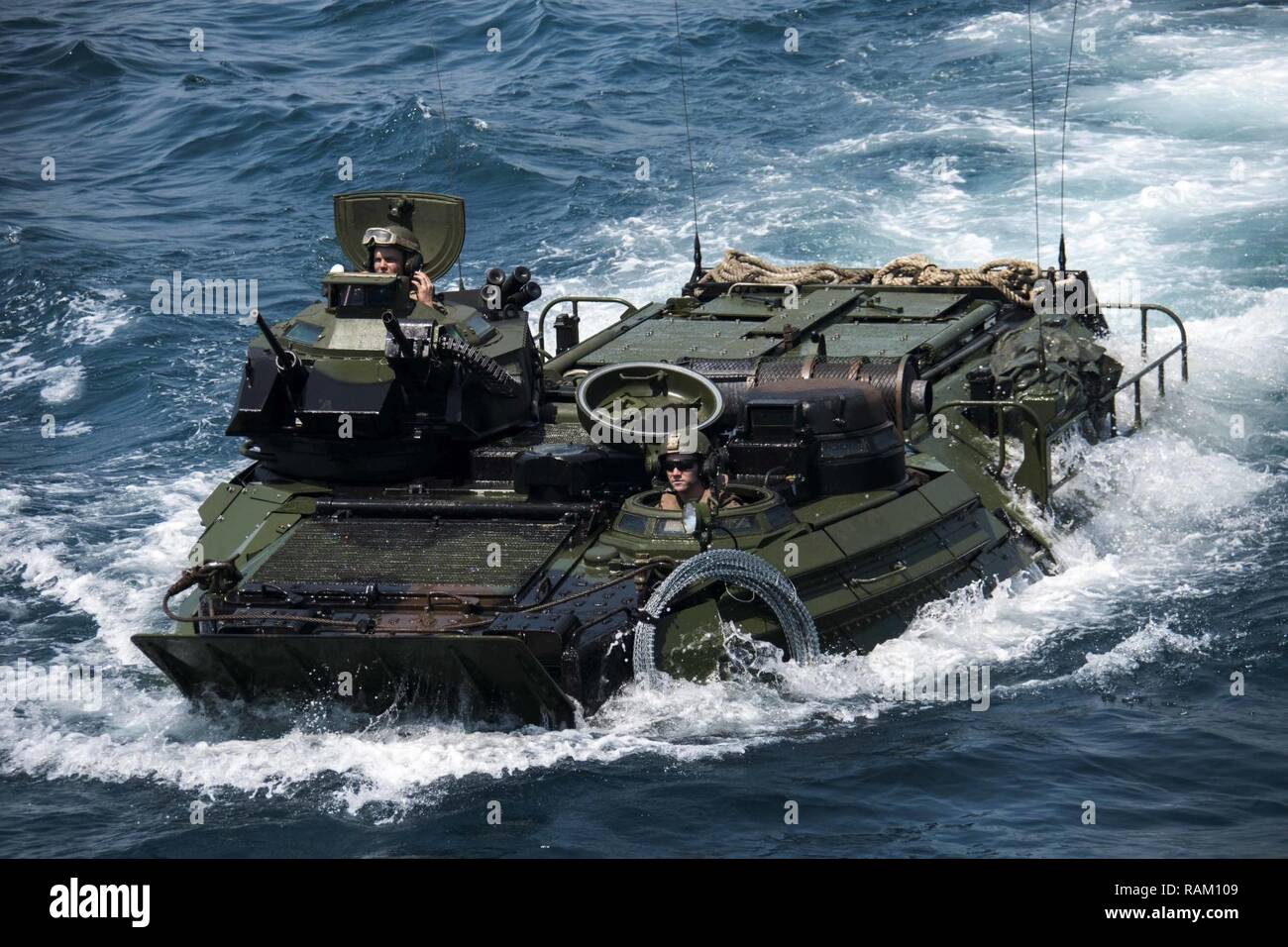GULF OF THAILAND (Feb. 16, 2017) An amphibious assault vehicle (AAV ...