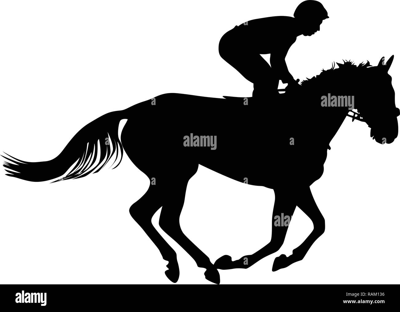 horse and jockey Stock Vector Image & Art - Alamy