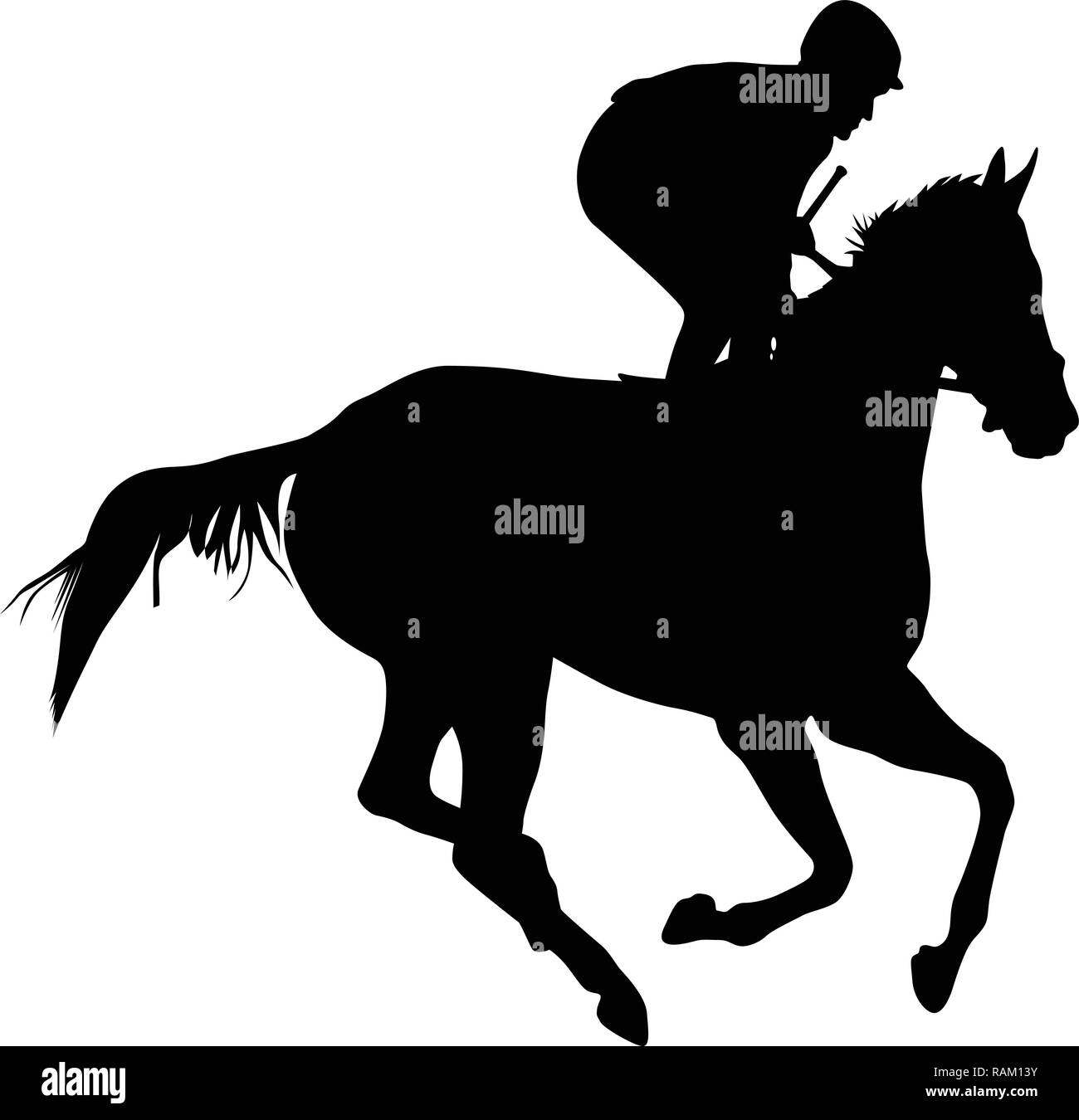 horse and jockey Stock Vector Image & Art - Alamy