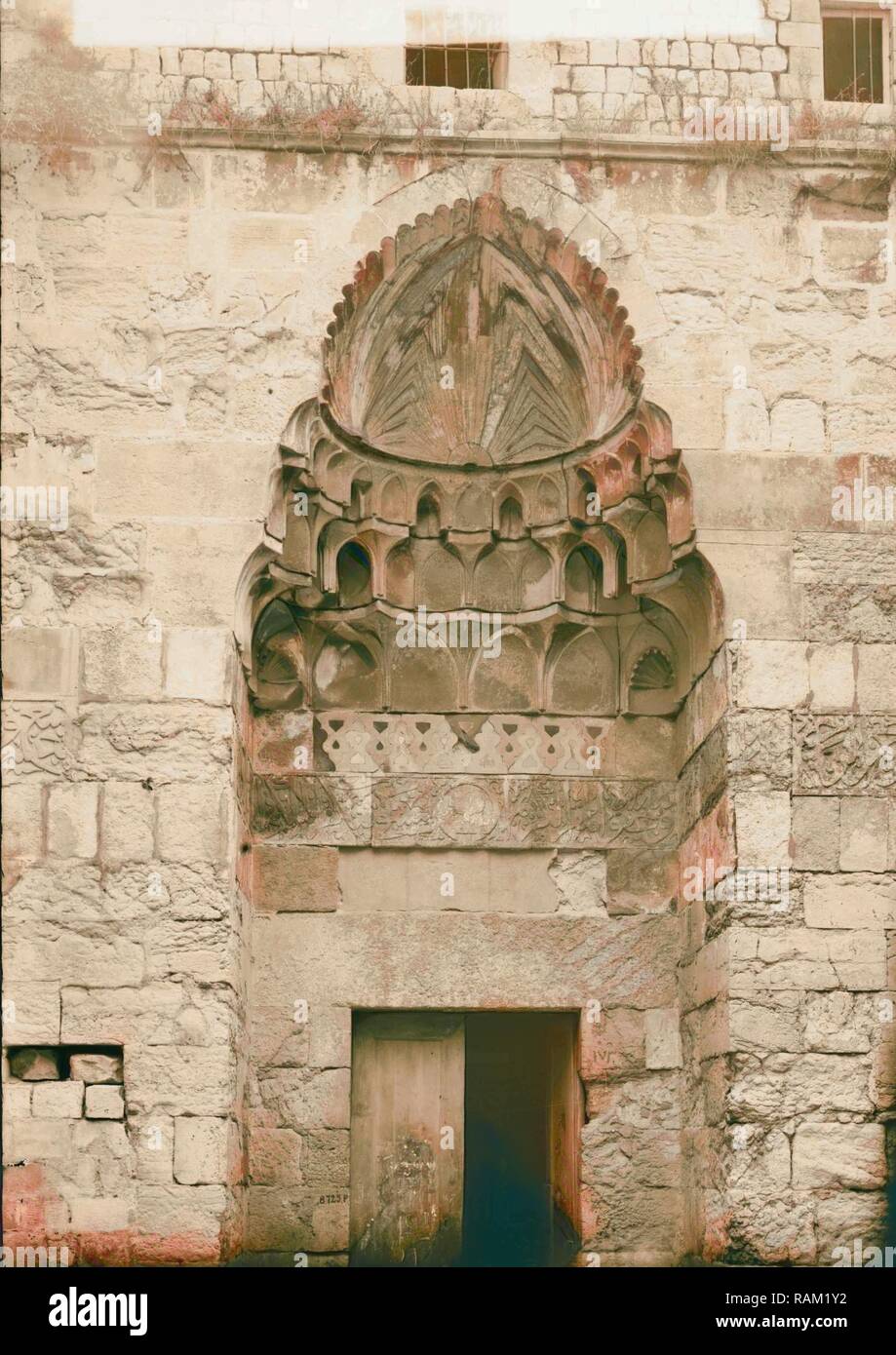 Various views inside the city Saracenic arch at Bab Es-Silseleh 1900 ...