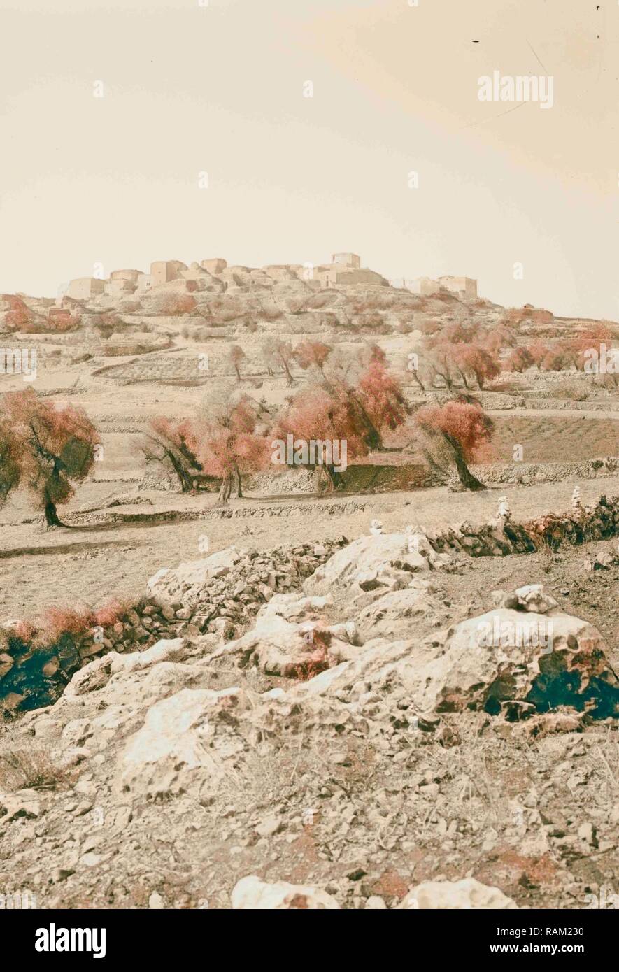 Environs of Jerusalem. Gibeon 1900, West Bank, Al Jīb, Israel ...