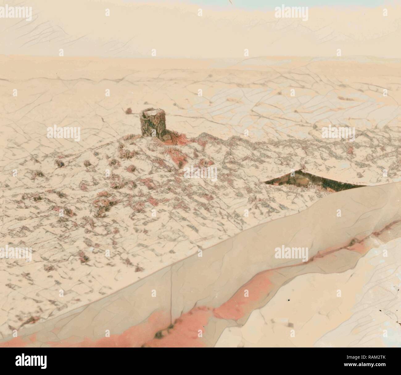 Locust plague, wall and trap. 1898, Middle East, Israel and/or ...