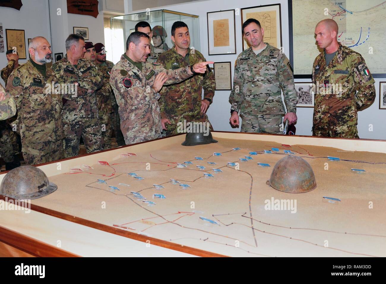 Col. Gregory K. Anderson, Commander of 173rd Airborne Brigade (center ...