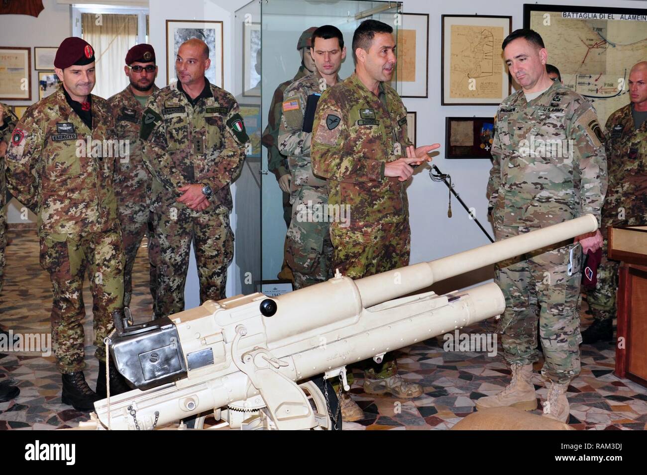 Col. Gregory K. Anderson, Commander of 173rd Airborne Brigade (right ...