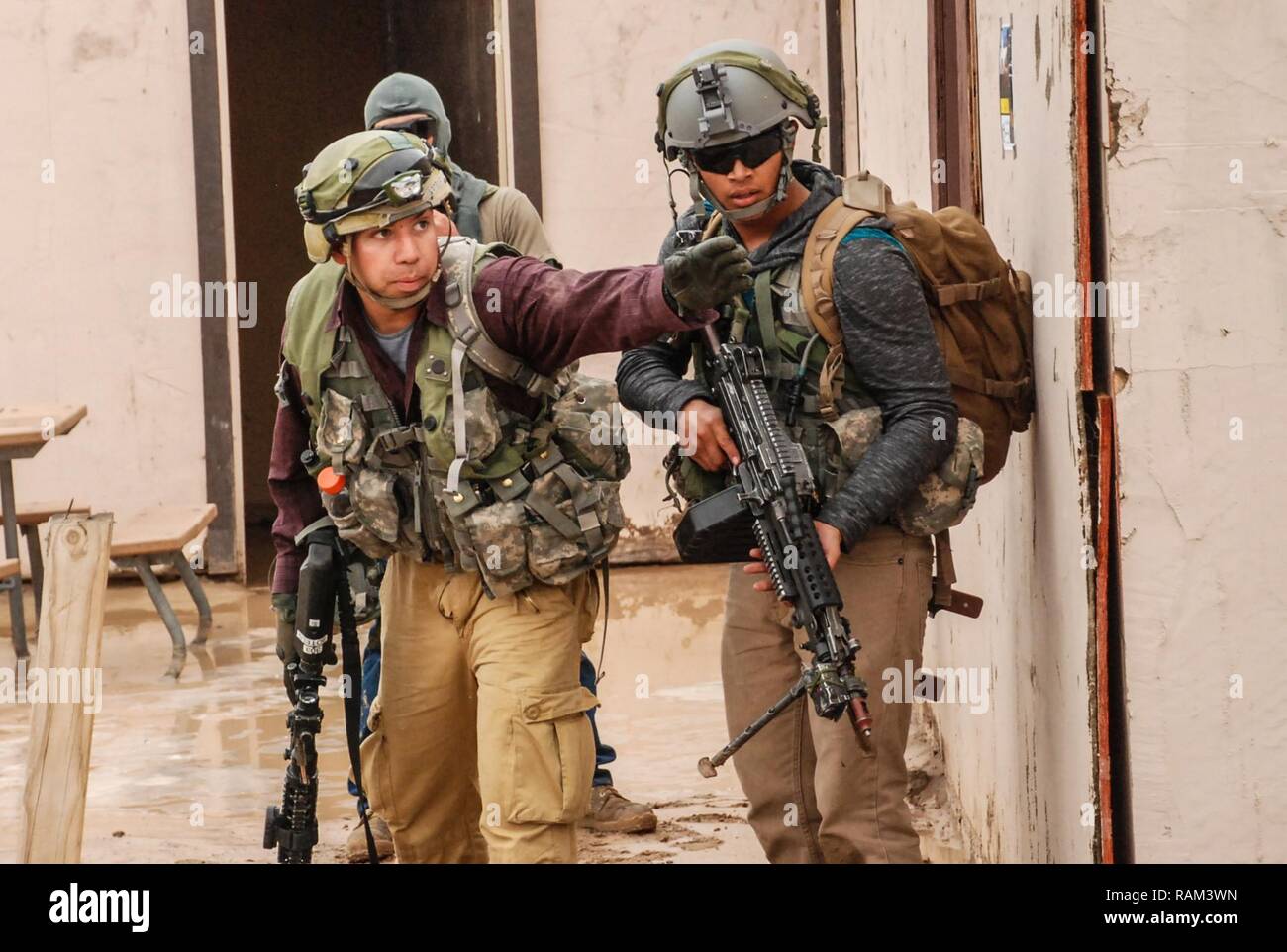 FORT IRWIN, Calif. — A squad leader from Easy Troop, 2nd Squadron, 11th ...