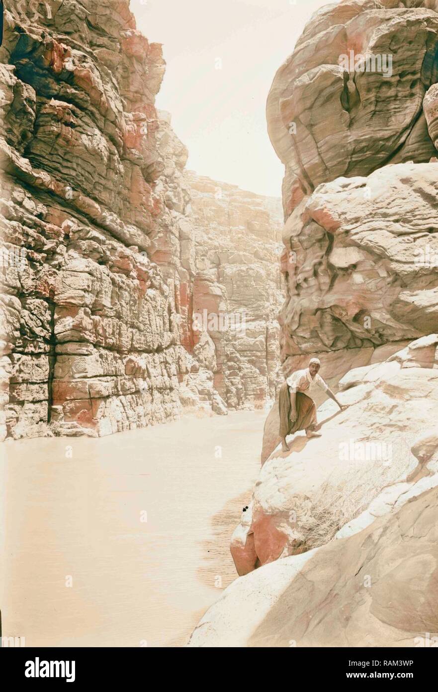 Cliffs at the Dead Sea?. 1898, Middle East, Israel and/or Palestine ...