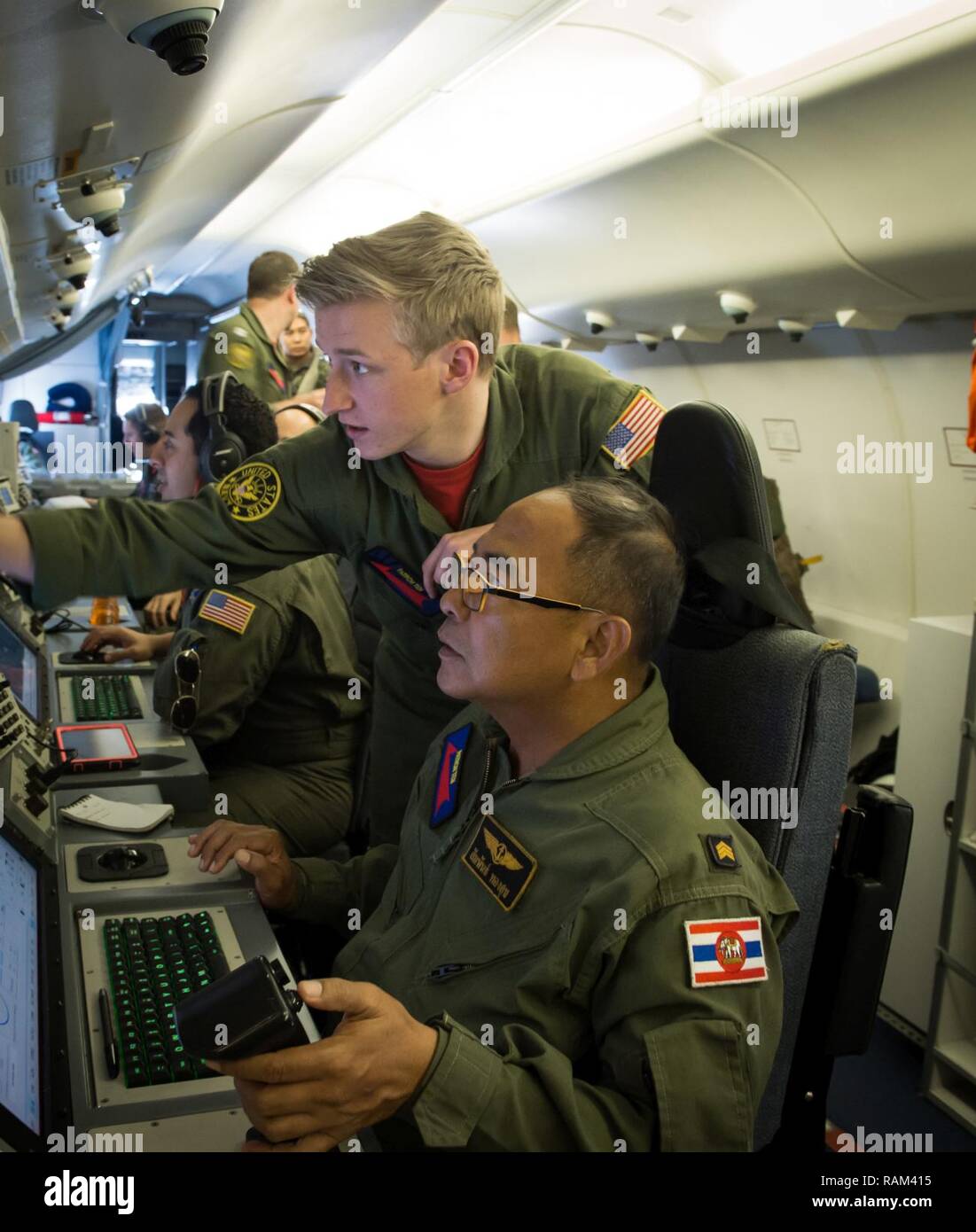 U.S. Navy Aviation Warfare Systems Operator 3rd Class Chase Moyer ...
