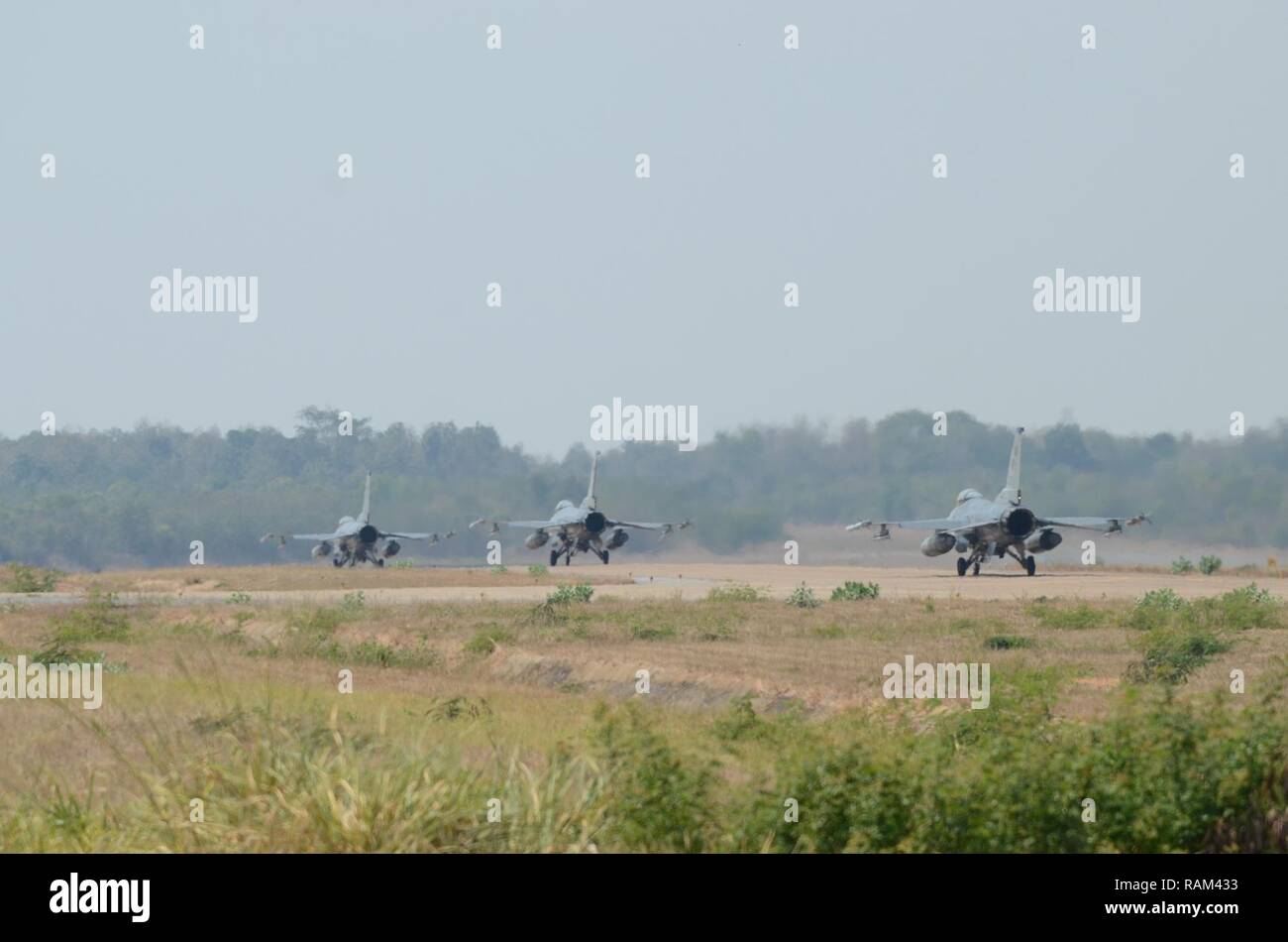 Airmen from the U.S. Air Force 35th Fighter Squadron (FS) stationed at ...