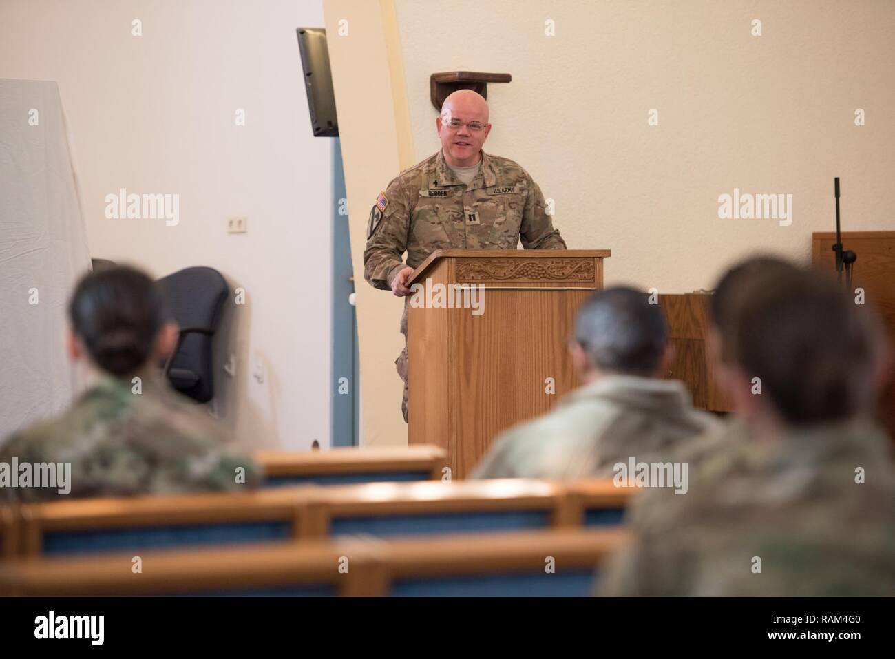 LANDSTUHL, Germany – Chaplain (Capt.) David Redden, 212th Combat ...