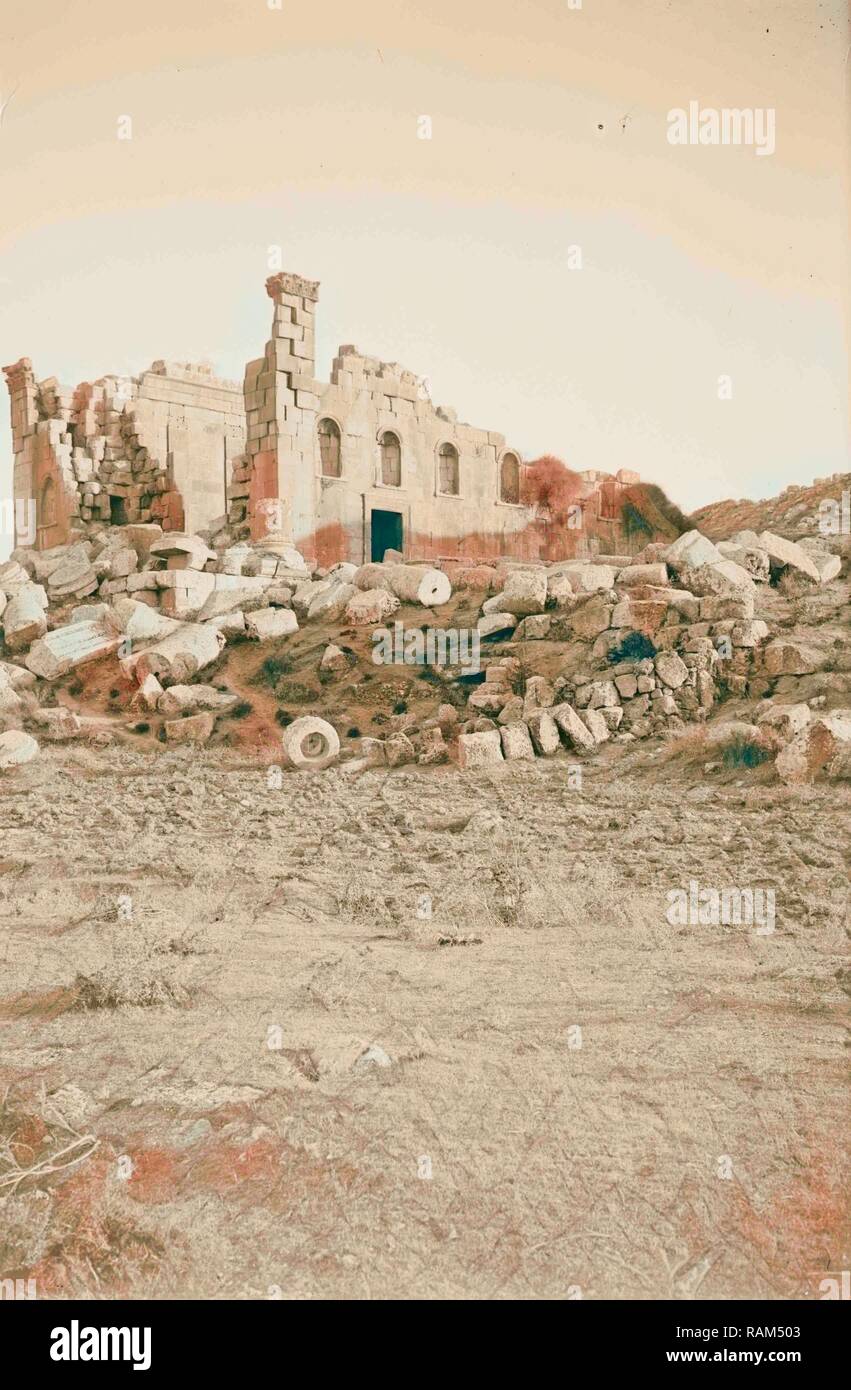 Jerash. 1898, Jordan, Gerasa (Extinct city). Reimagined by Gibon ...