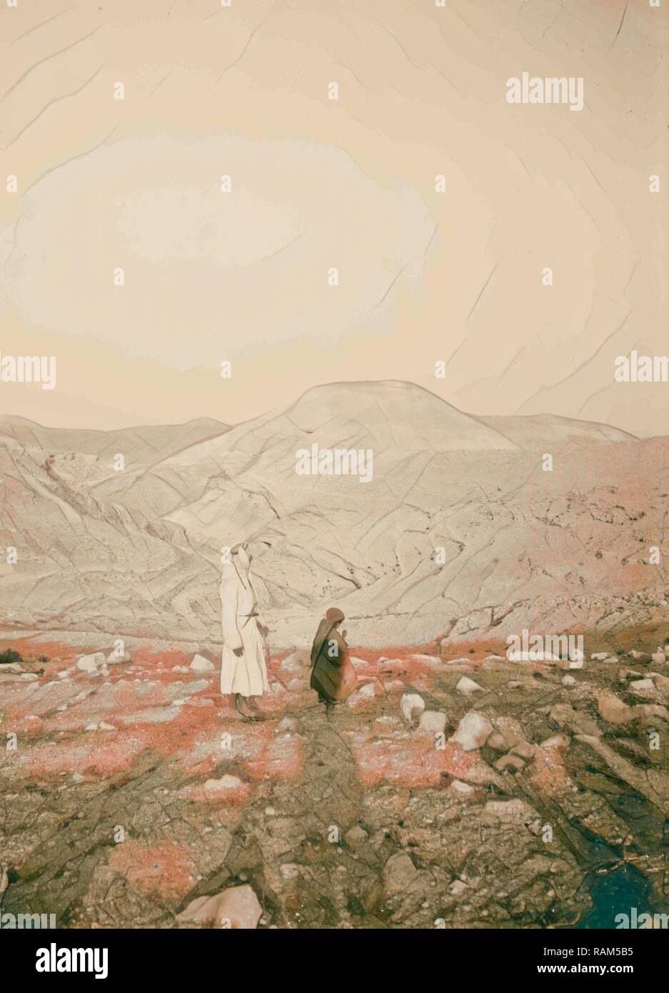 Machaerus, fortified hilltop palace on east side of the Dead Sea ...